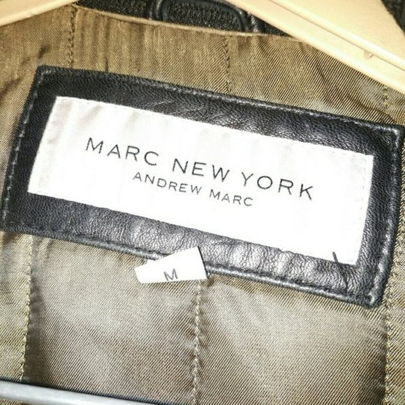 Andrew Marc | Jackets & Coats | Andrew Marc Mens Leather Jacket Black ...